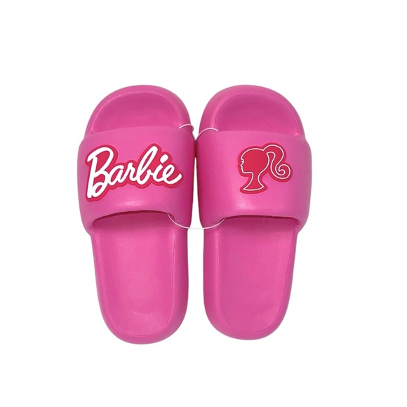 Barbie | Shoes | Barbie Pink Slide Sandals Size 78 | Poshmark